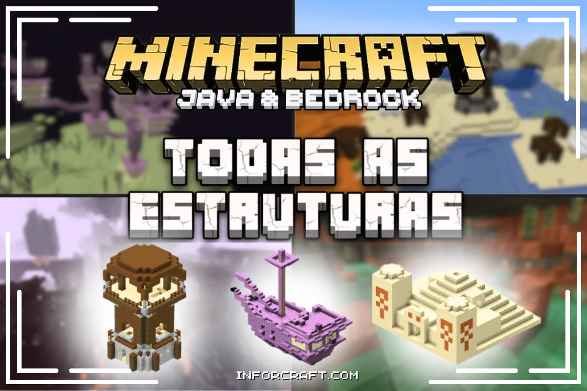 Todas as estruturas do Minecraft - Inforcraft